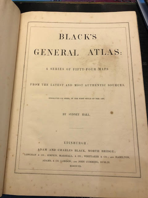 Black's General Atlas : A Series of Fifty-Four Maps from the Latest and ...