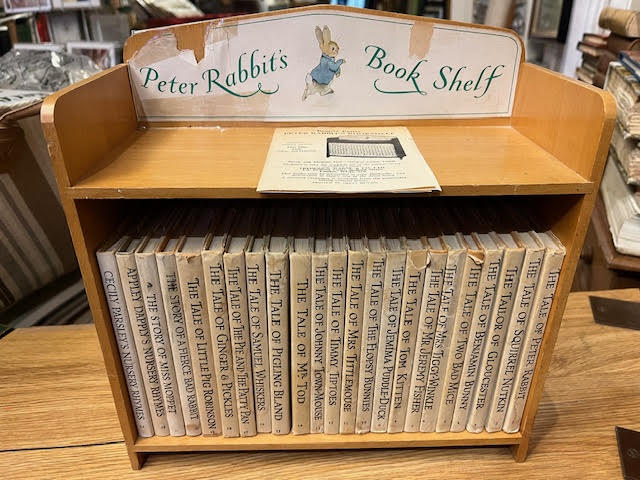 Peter Rabbit's Book Shelf. Complete set of 23 titles of Beatrix Potter ...